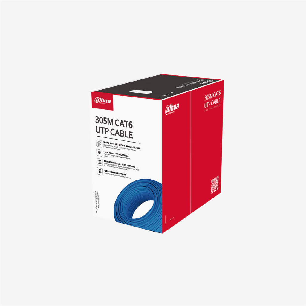 Dahua 305M Cat6 Full Copper UTP Cable Roll | Itshop